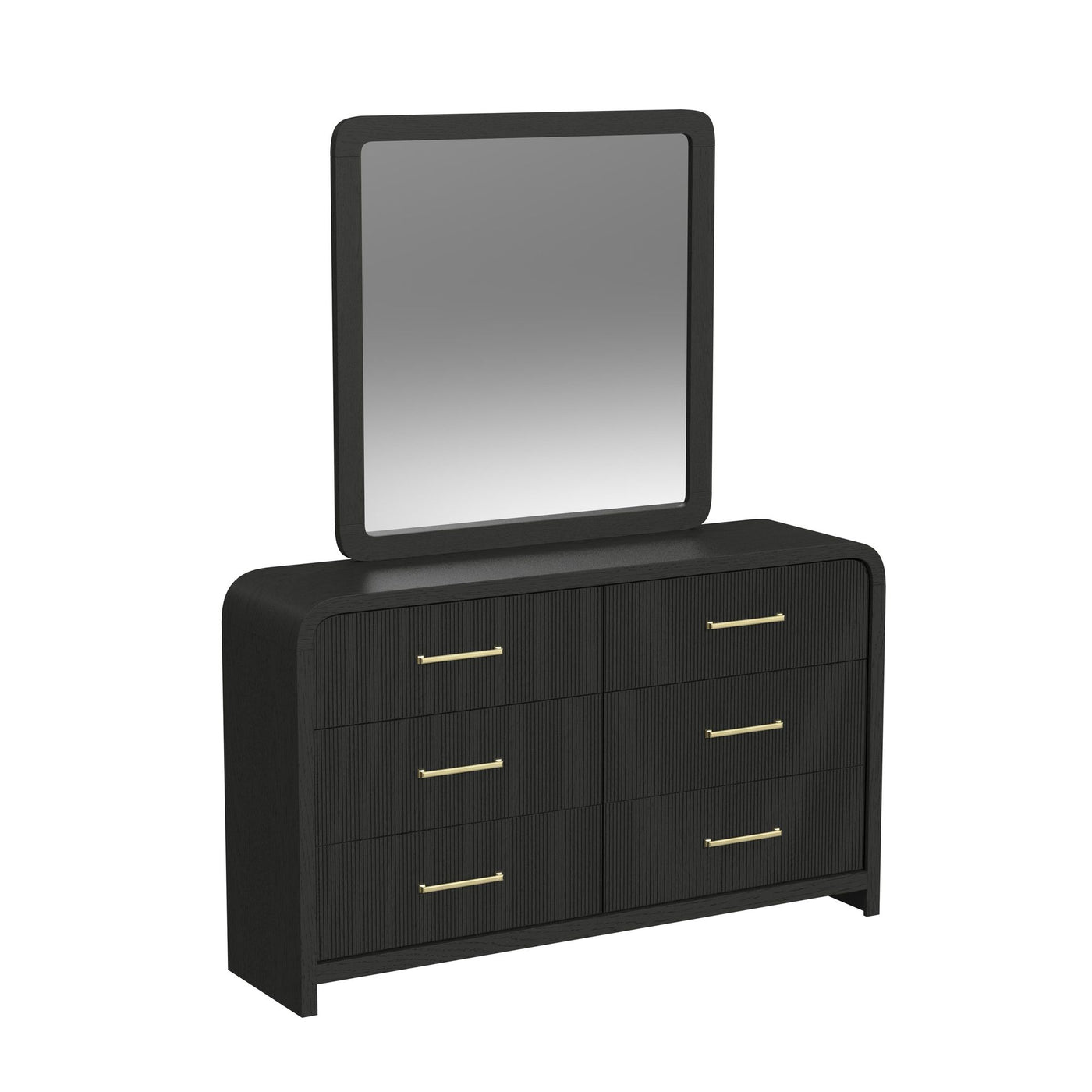 Ridgemont Storage Bedroom Set in Black with Grain — Furniture One ...
