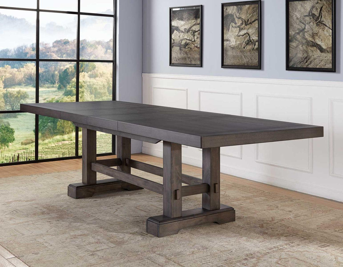 Steve Silver Napa Dining Table in Dusky Cedar — Furniture One (Forney,TX)