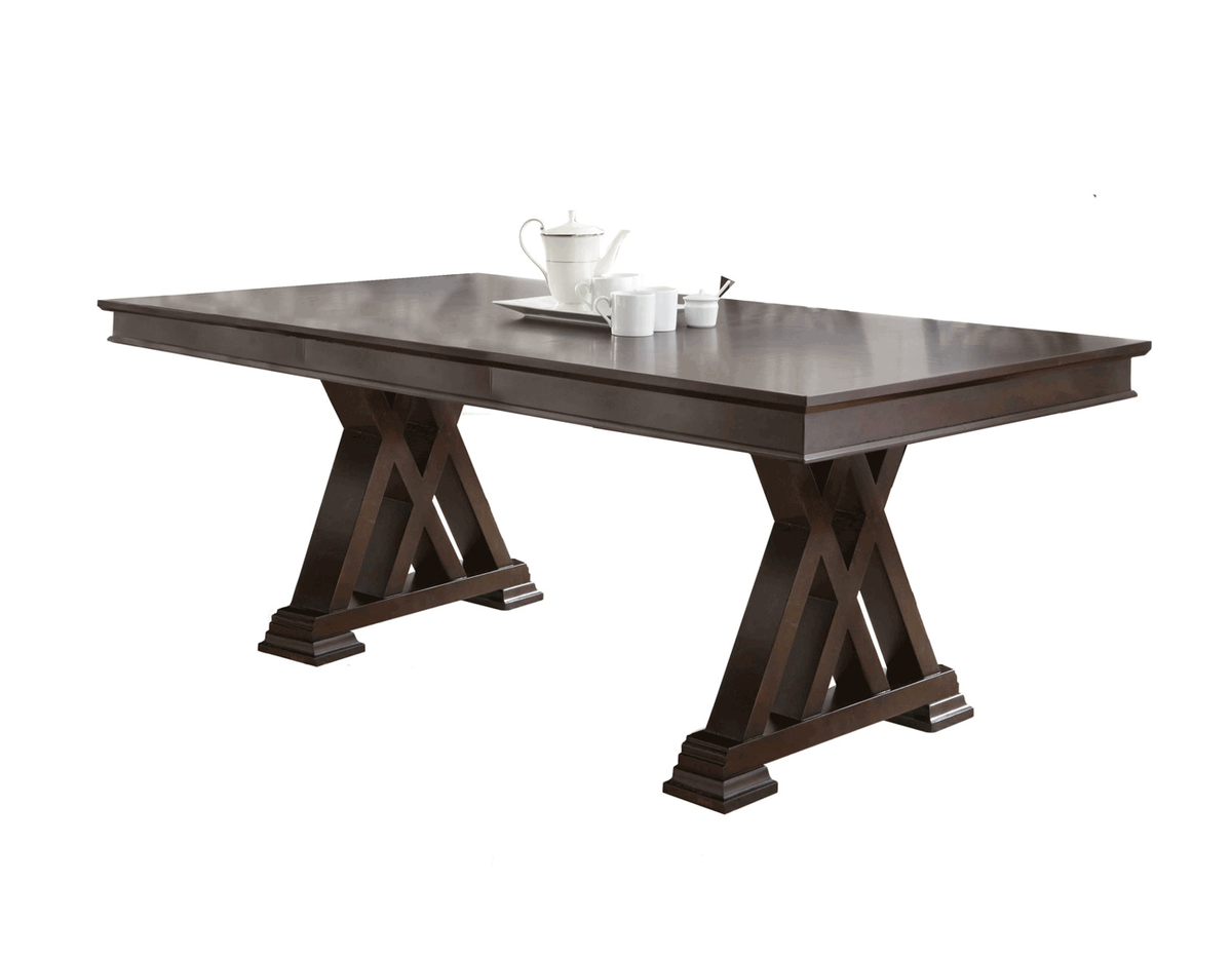 Steve Silver Adrian Dining Table in Espresso Cherry — Furniture One ...