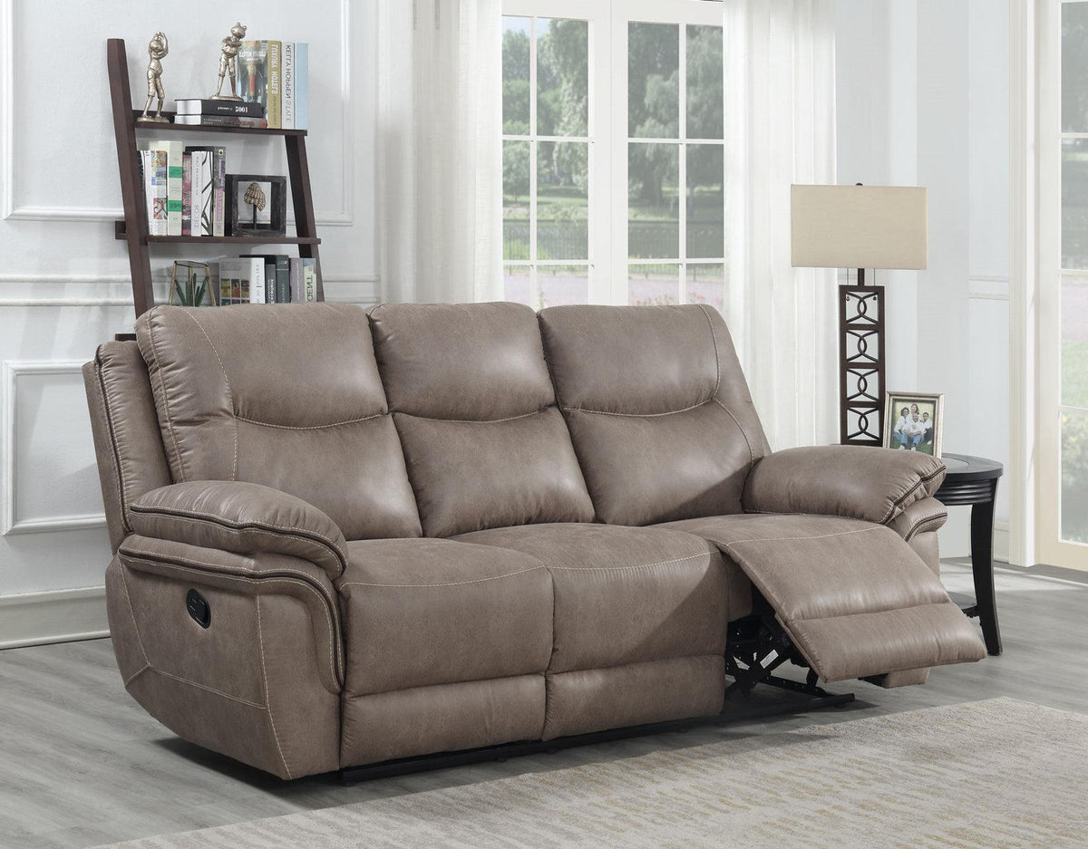Steve Silver Isabella Manual Reclining Sofa in Sand — Furniture One ...